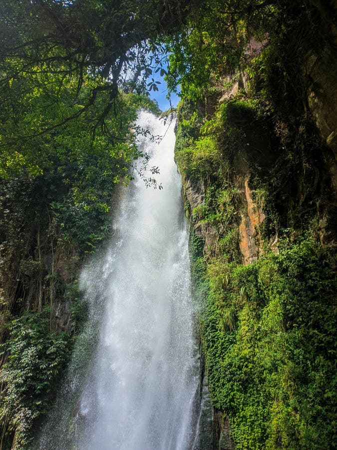 Beautiful Waterfall in North Sumatra, Indonesia. Stock Image - Image of ...