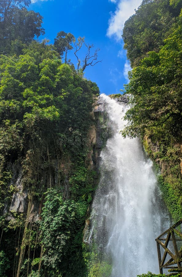 Beautiful Waterfall in North Sumatra, Indonesia. Stock Image - Image of ...