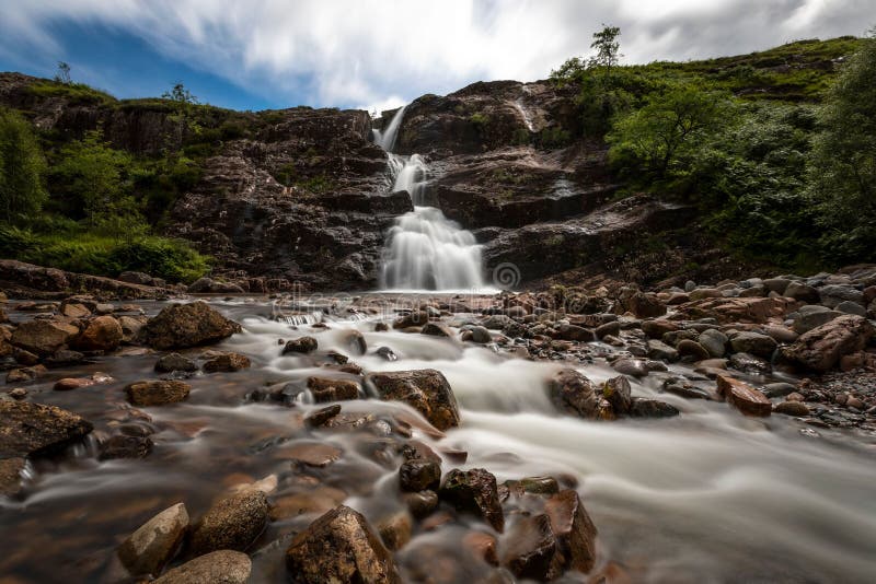Beautiful Waterfall on the Rocks Stock Photo - Image of rocks, national ...