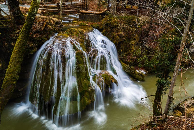 Beautiful Waterfall in Romania Stock Image - Image of national, park ...
