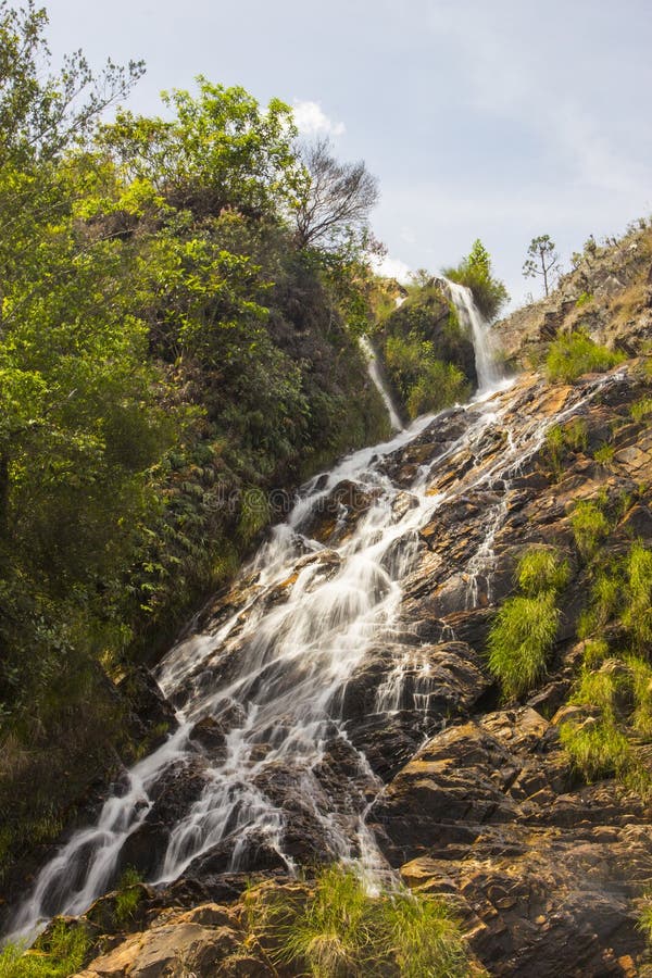 Beautiful Waterfall in Sunny Day Stock Image - Image of healthy, myvatn ...