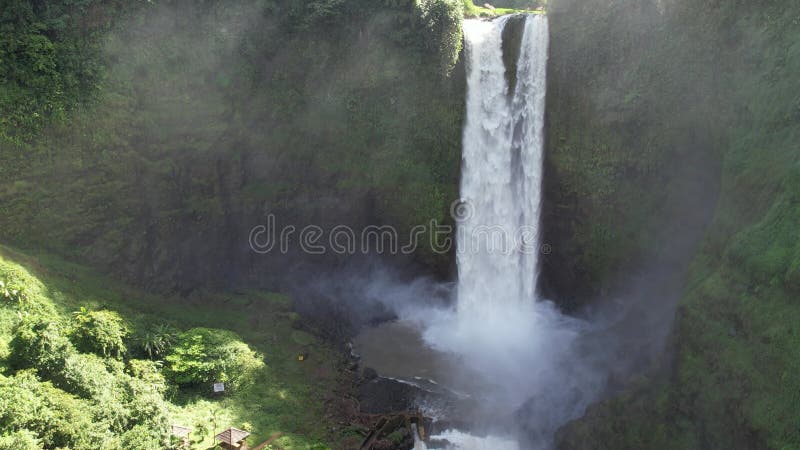 Beautiful Waterfall Surrounded by Lush Greenery in Garut, West Java ...