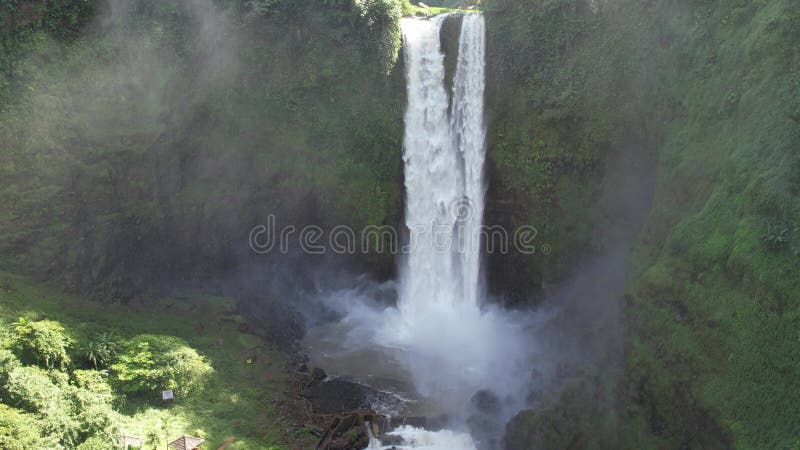 Beautiful Waterfall Surrounded by Lush Greenery in Garut, West Java ...