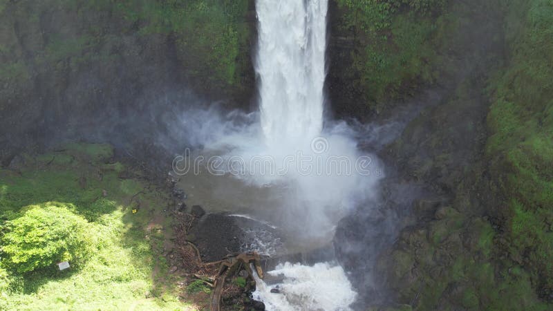 Beautiful Waterfall Surrounded by Lush Greenery in Garut, West Java ...