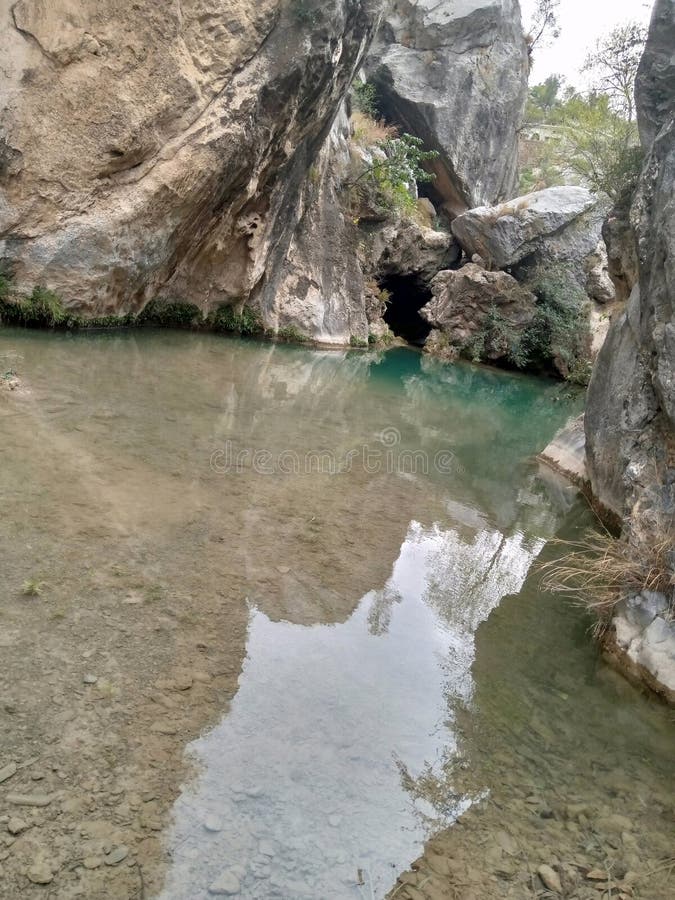 Beautiful Waterfall Village View in Village Side Stock Photo - Image of ...