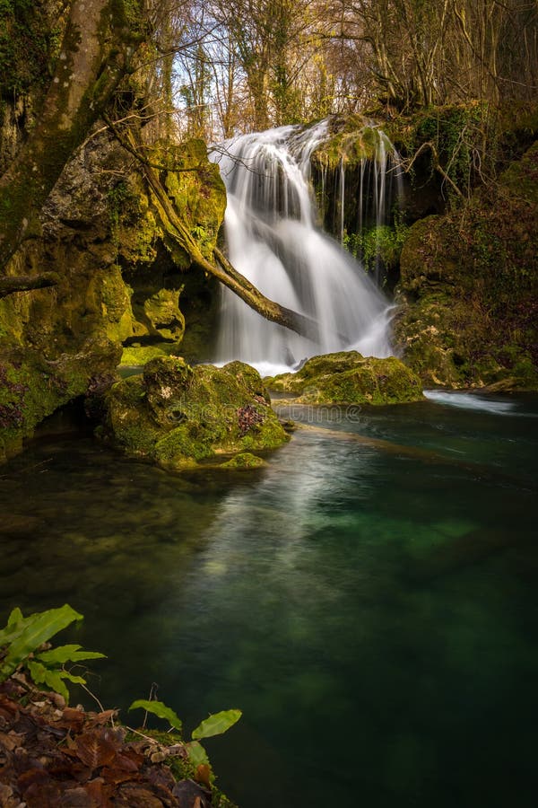 Beautiful Waterfalls and Mountain Stream in Transylvania Stock Image ...