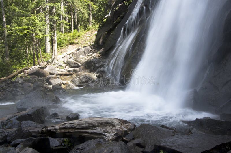 Waterfalls with big rocks stock photo. Image of rocks - 26612808