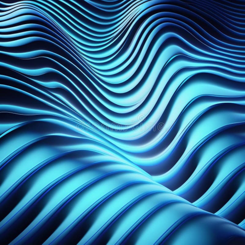 Waves Pattern with Blue and White Colors Stock Illustration ...