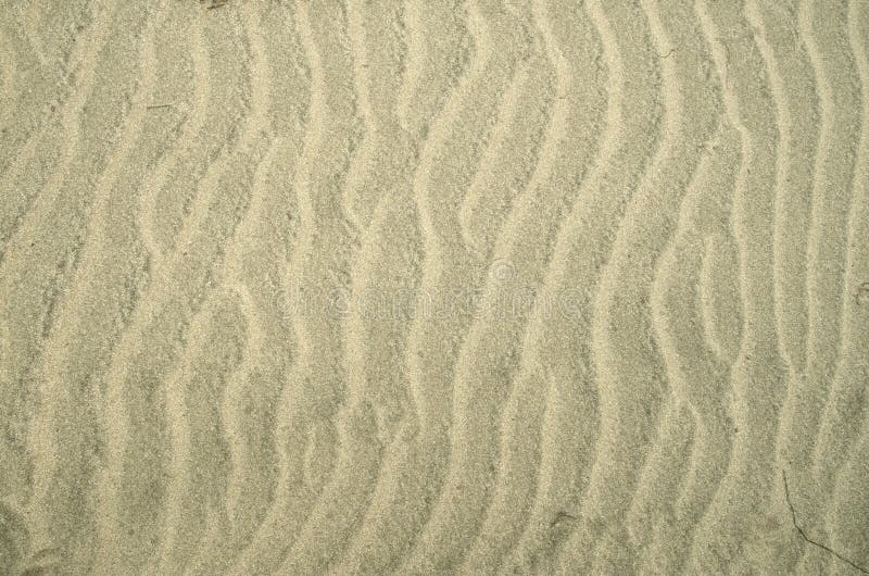 Beautiful Wavy Beach Sand Close Up Stock Photo - Image of structure ...