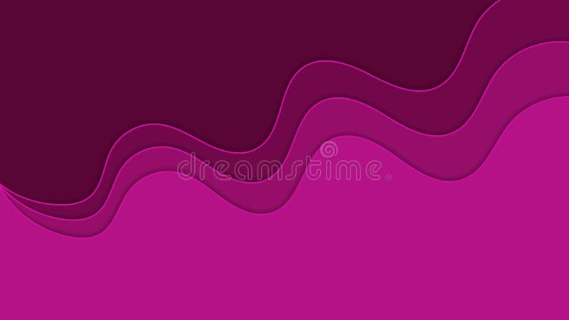 Beautiful Wavy Purple Background. PaperCut Style Stock Vector ...