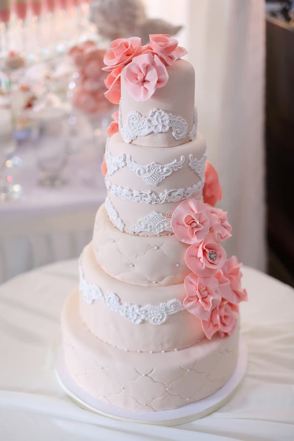 Wedding cake close up stock image. Image of marzipan - 67955123