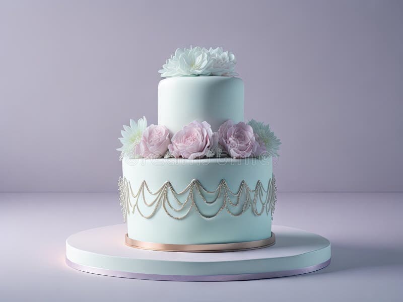 Beautiful Flower Arch for Marriage Registration on Pastel Background ...