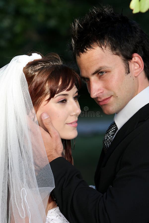 Beautiful Wedding Couple stock image. Image of marriage - 11998903