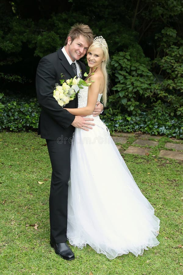 Beautiful Wedding Couple stock photo. Image of portrait - 22964058