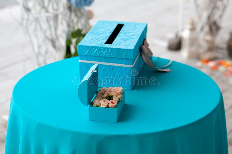 Beautiful Wedding Rings, Gift Box Outdoor Stock Photo - Image of gift ...
