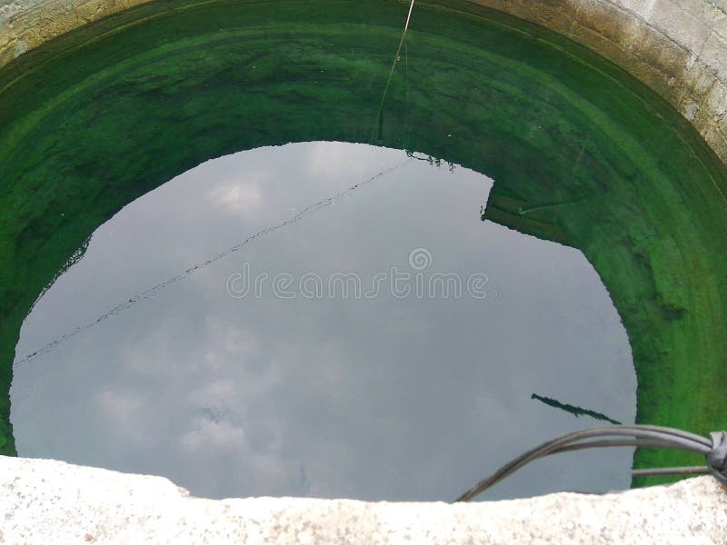 Beautiful Well Water in a Indian Farm Stock Image - Image of nature ...