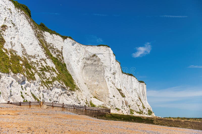 The Beautiful White Cliffs of Dover at the British Side of the English ...
