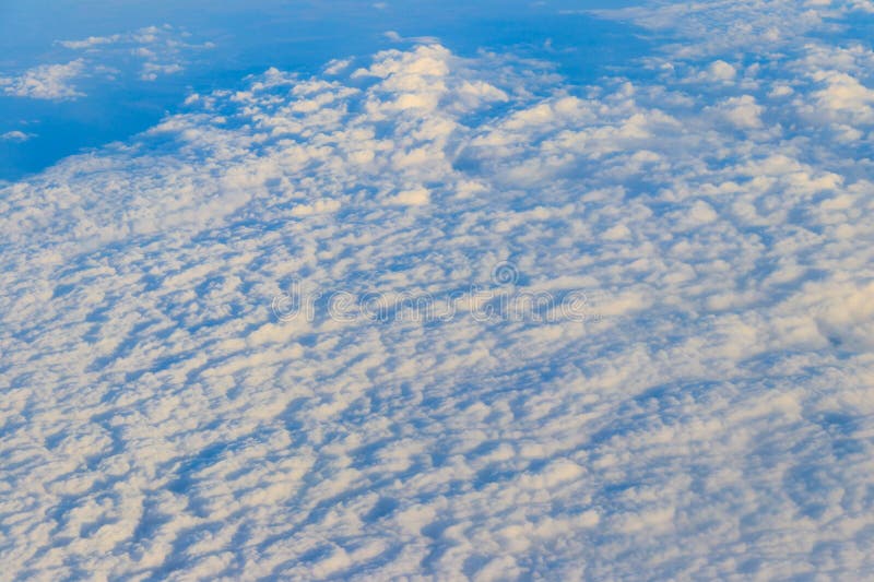 Beautiful White Clouds in Blue Sky Stock Image - Image of sunny, aerial ...