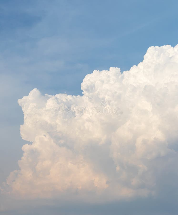 Beautiful White Clouds Float in the Sky Stock Image - Image of ...