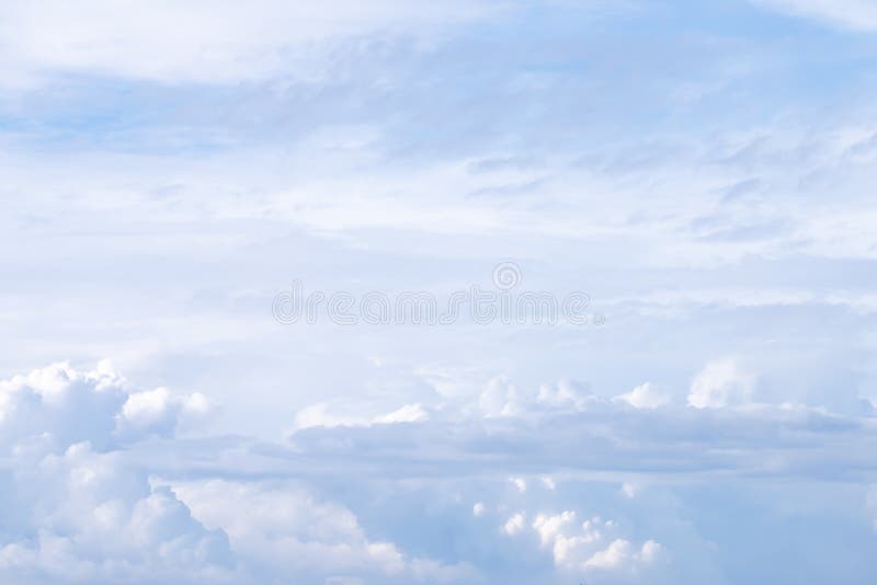 Beautiful White Clouds in the Sky Stock Photo - Image of clear ...