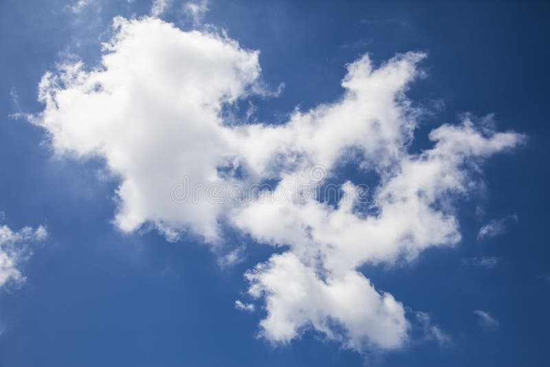 Beautiful White Clouds in the Sky. Stock Image - Image of atmosphere ...