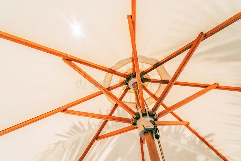 Beautiful White Color of Umbrella Textures Stock Photo - Image of ...