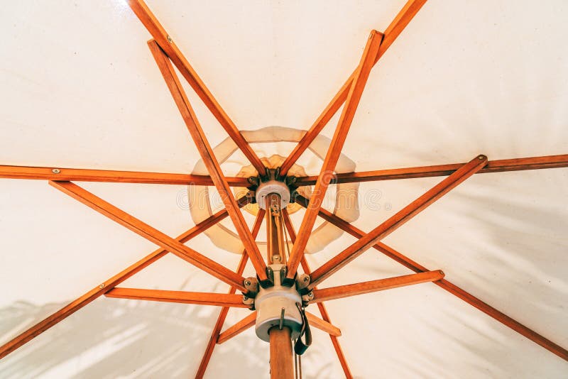 Beautiful White Color of Umbrella Textures Stock Image - Image of ...