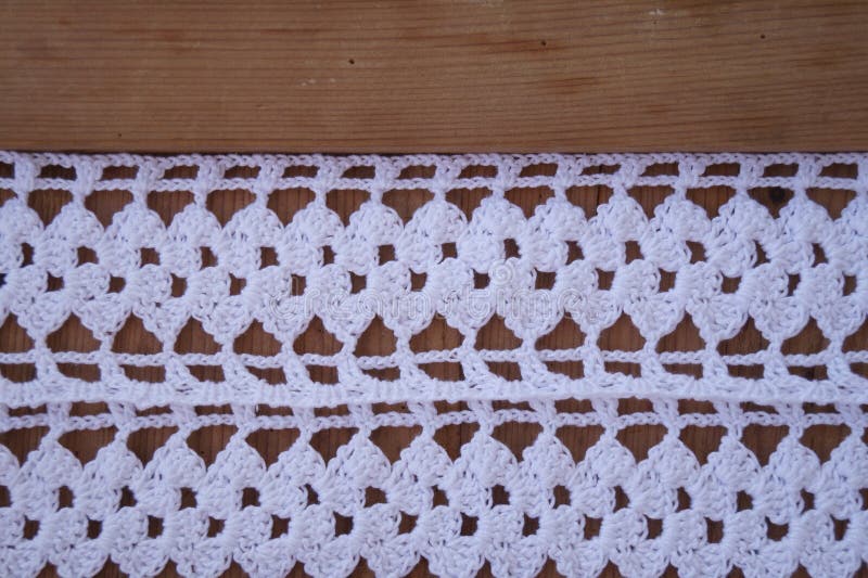 Beautiful White Crocheted Pattern Stock Image - Image of macro, cute ...