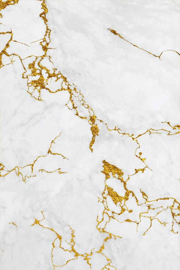 Beautiful White and Gold Marble Surface As Background Stock ...