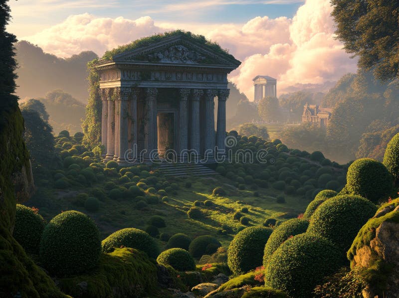 Beautiful White Guard House Exterior Architectural Capture Stock Photo ...