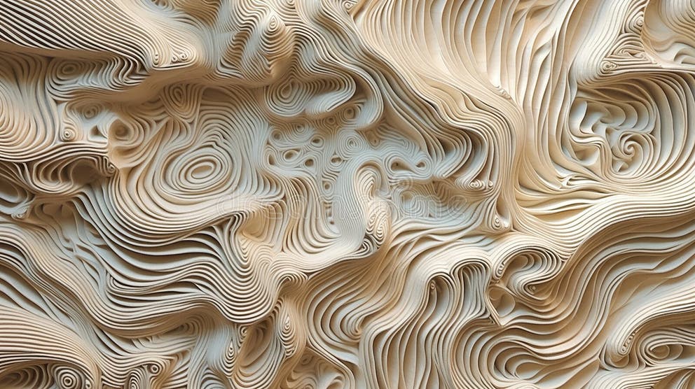 Beautiful White Moire Pattern Bas-relief Stock Illustration ...