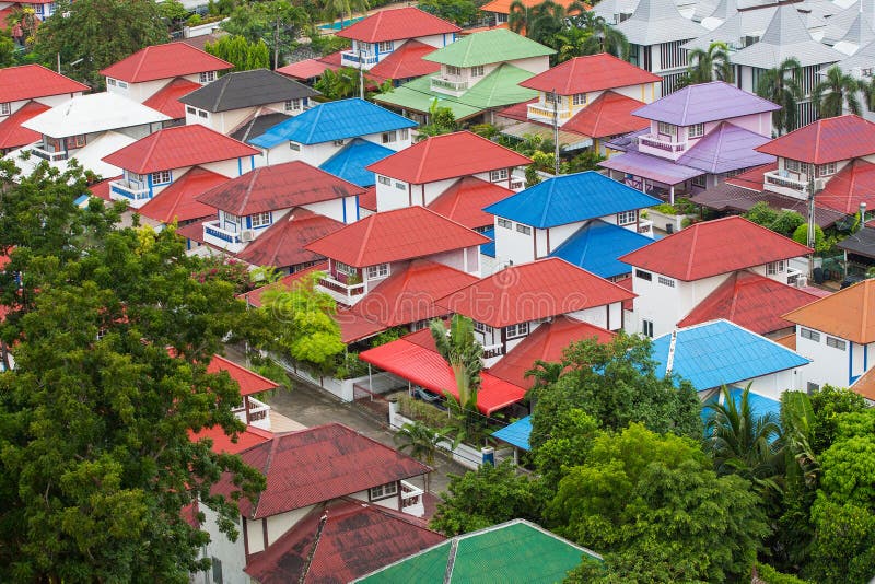 Beautiful White Roof of the Resort and Hotel Stock Photo - Image of ...
