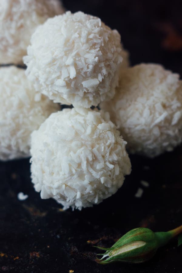 Beautiful White Sweets - Concept of Romantic Dessert. Stock Image ...