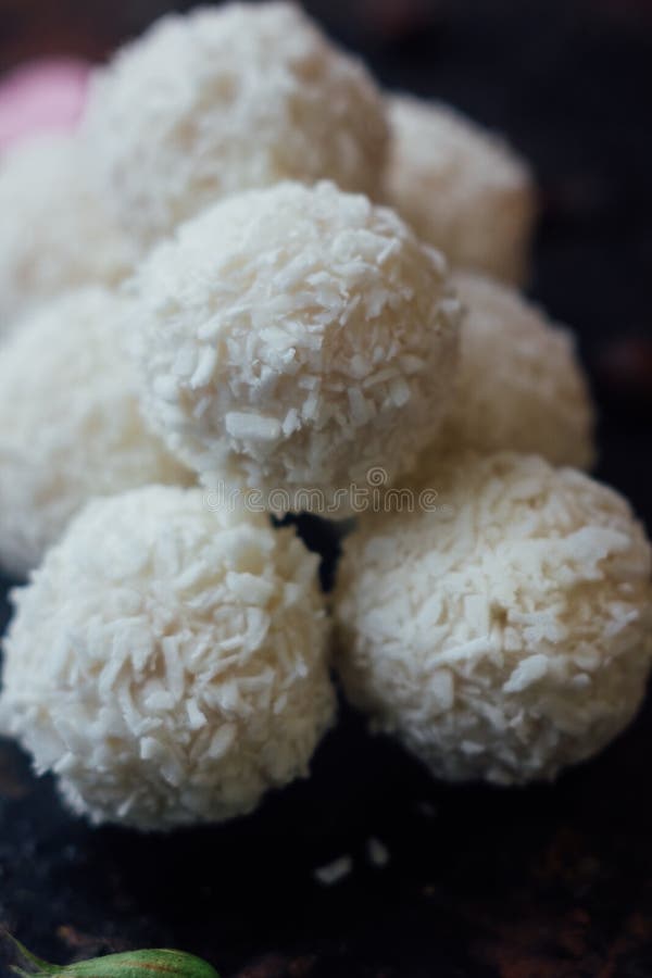 Beautiful White Sweets - Concept of Romantic Dessert. Stock Photo ...