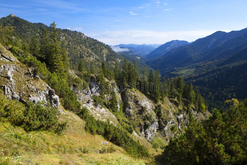 Beautiful Wild Bavarian Alps Stock Photo - Image of light, highlands ...