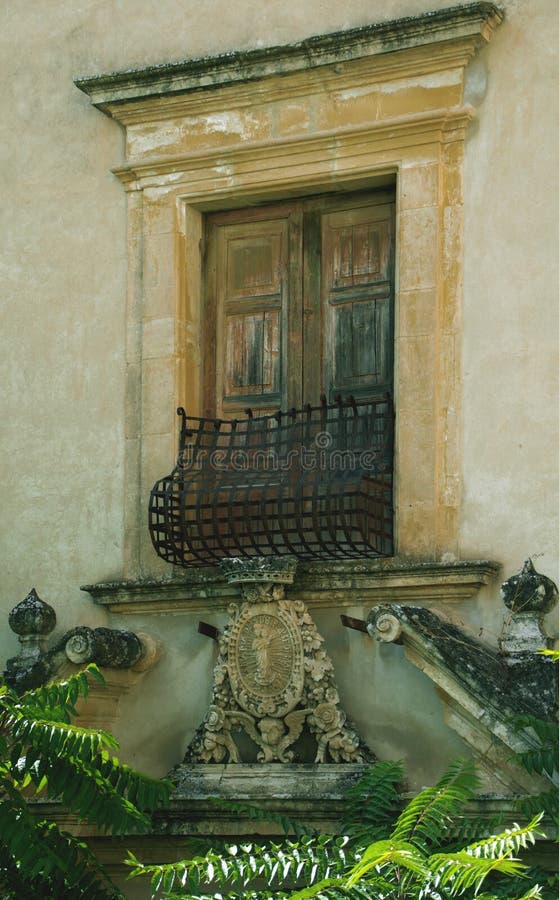 A Beautiful Window in an Old Building Stock Photo - Image of arched ...