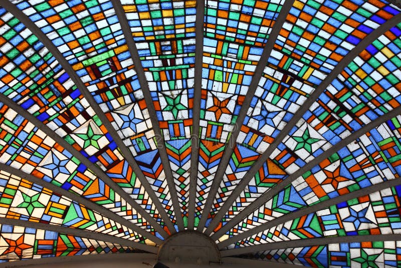 Stained Glass Half Circle Stock Photos - Free & Royalty-Free Stock ...