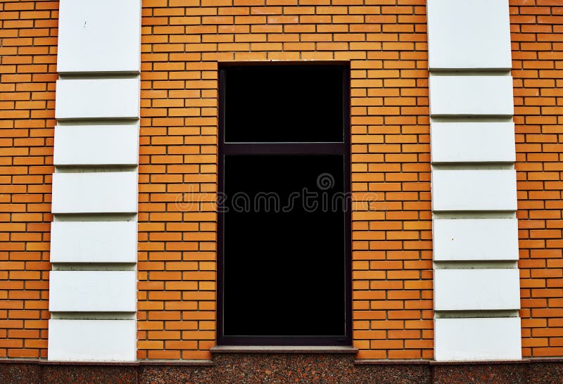 Beautiful Windows of a Building with Brickwork Stock Photo - Image of ...