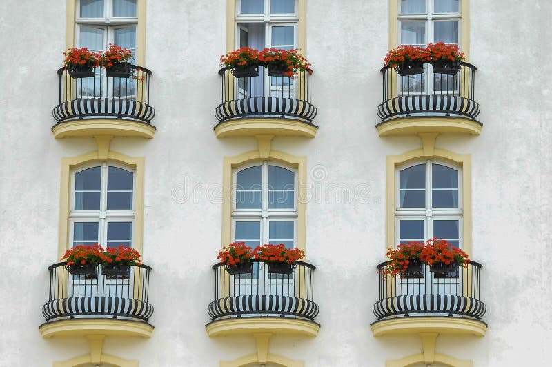Beautiful Windows in Houses Stock Image - Image of window, windows ...