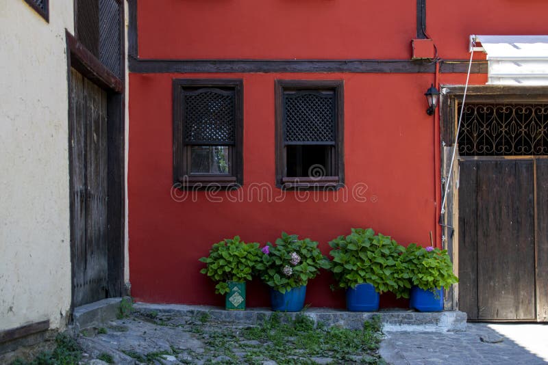 The Windows of the Village House Stock Photo - Image of frame, village ...