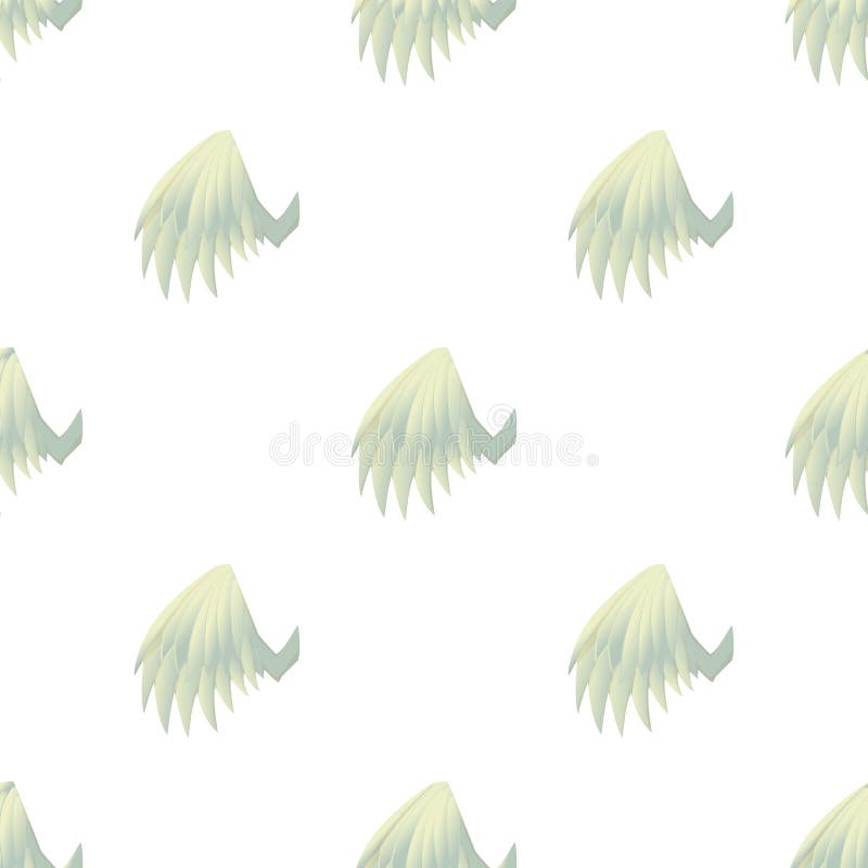 Beautiful Wing Pattern Seamless Vector Stock Illustration ...