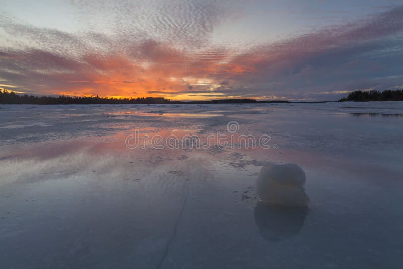 Beautiful winter evening stock image. Image of outdoor - 63862537