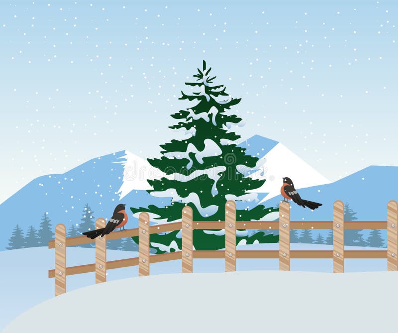 Winter Fence Stock Illustrations – 2,052 Winter Fence Stock ...