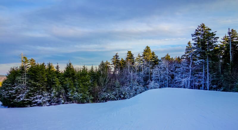 Beautiful Winter Landscape at Timberline West Virginia Stock Photo ...