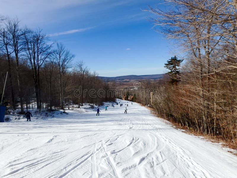 Beautiful Winter Landscape at Timberline West Virginia Stock Image ...