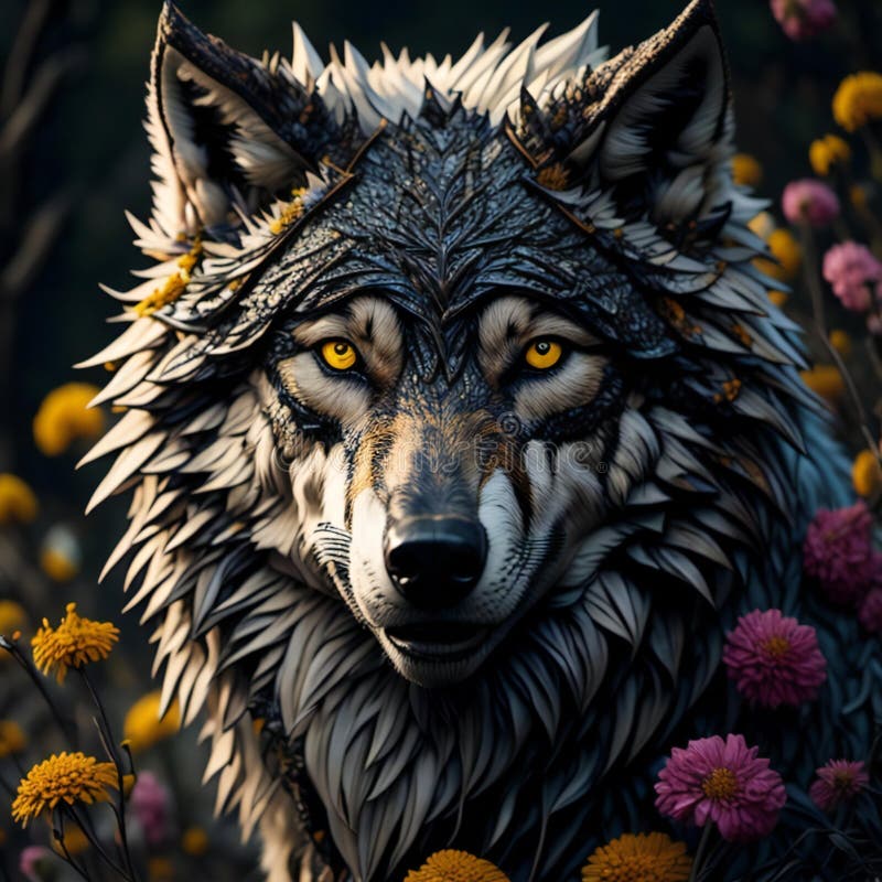 Beautiful Wolf Ai Stock Illustrations – 7,374 Beautiful Wolf Ai Stock ...