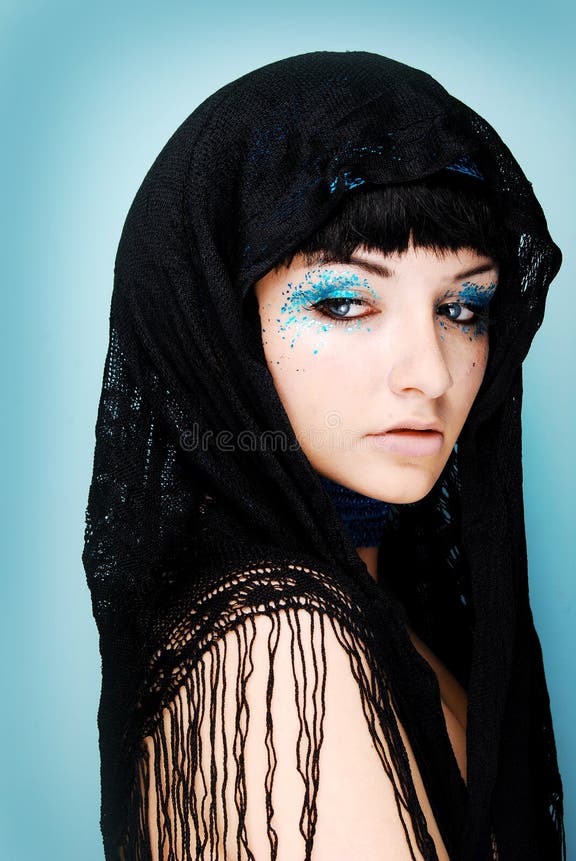 Beautiful Woman stock photo. Image of girl, sparkle, person - 13985894