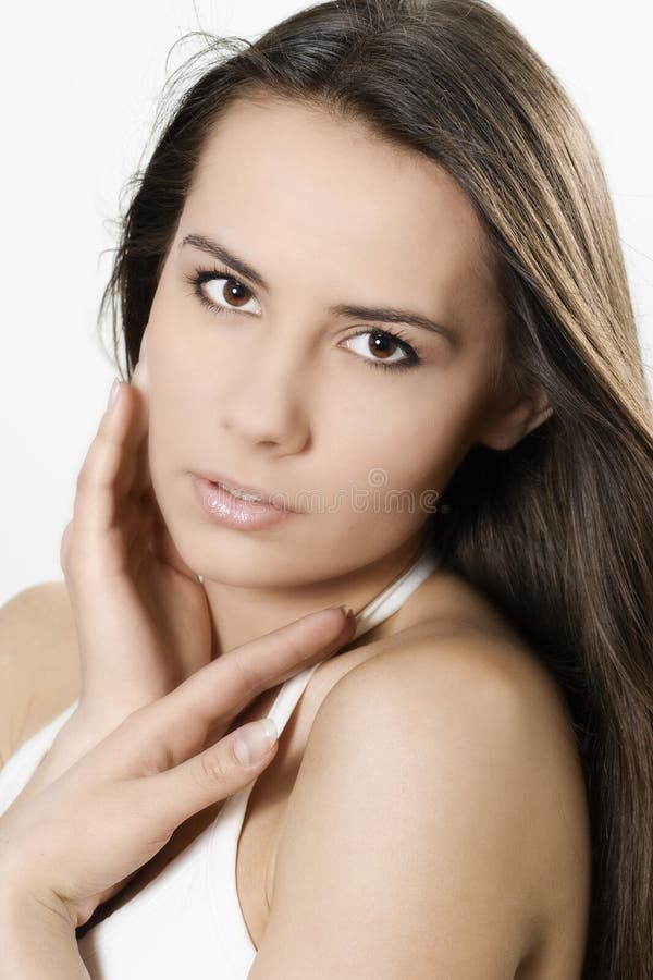 Beautiful woman stock image. Image of close, fashion - 16715197