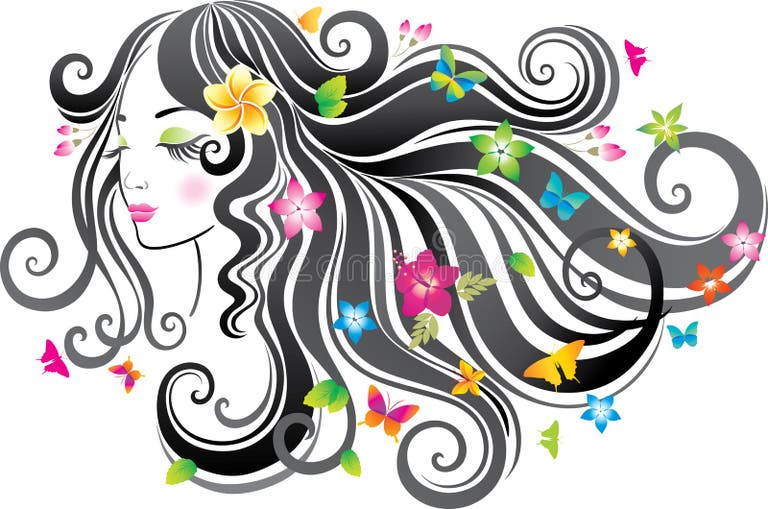 Beautiful Woman Clipart Stock Illustrations – 21,394 Beautiful Woman ...