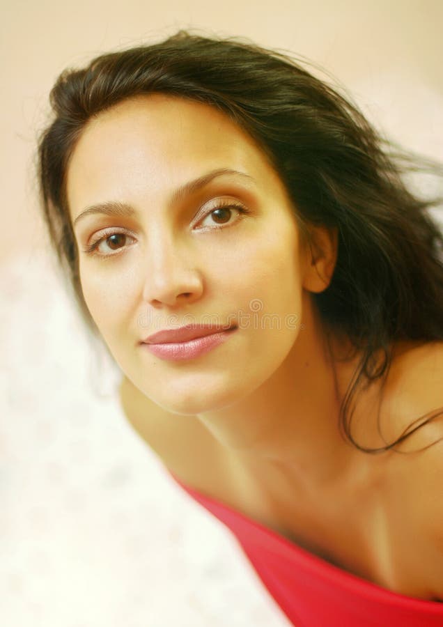 Beautiful woman stock image. Image of face, expressing - 21992253